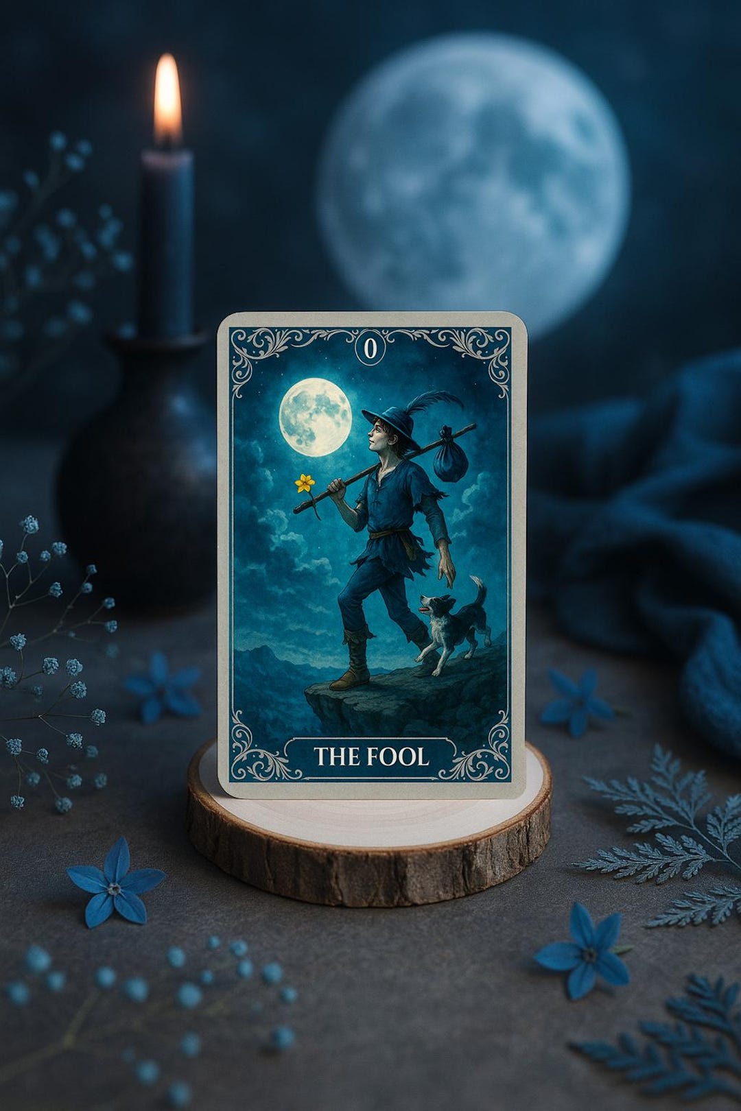 Folklore Arcana Tarot Deck, Mystical Blue Divination Cards (3rd Edition ...