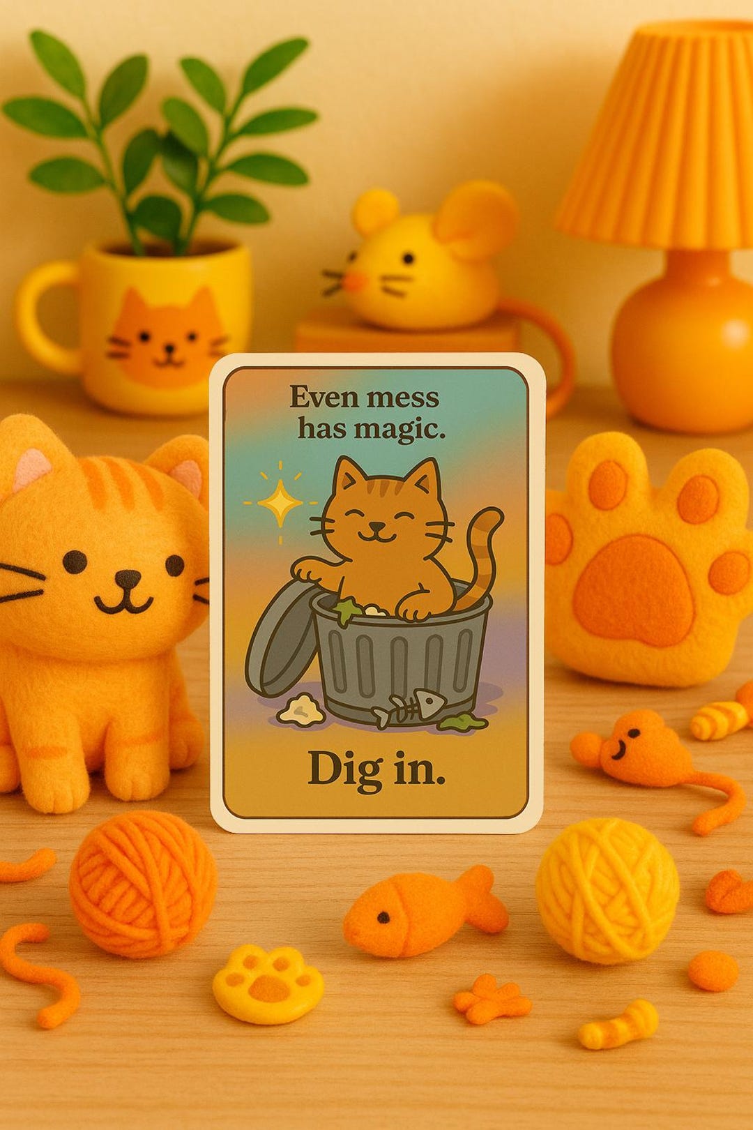 Funny Sarcastic Cat Oracle Cards for Daily Guidance - Whiskers of ...