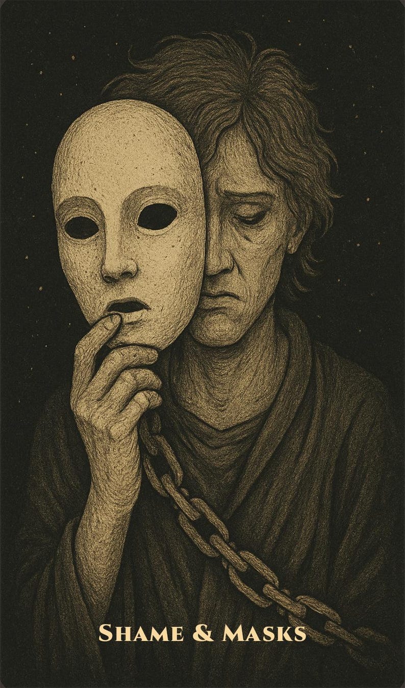 Silent Wounds Shadow Work Oracle Deck: Inner Child Healing, Trauma ...