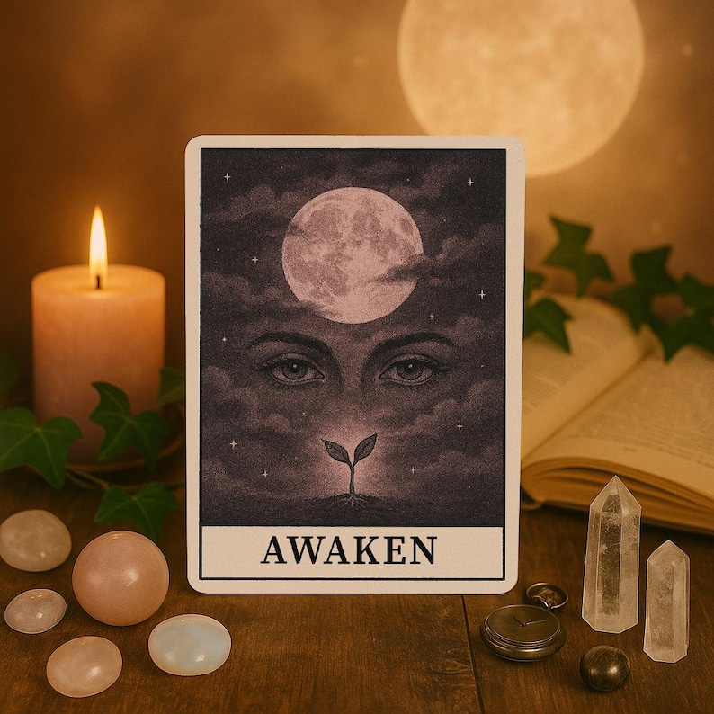 Luna Rosa Oracle Cards: Pink Moon Rituals, Divination Tools - Etsy