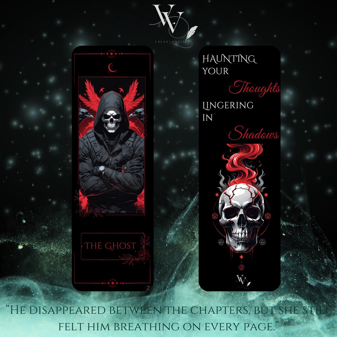 The Ghost – Printable Bookmark | Front & Back - Etsy
