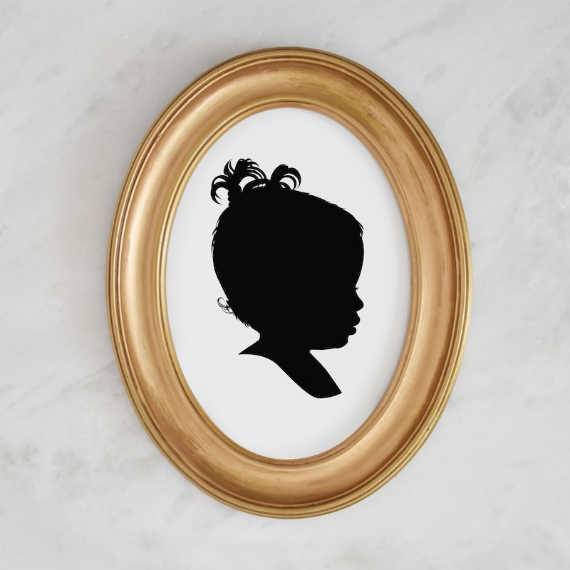 Silhouette Portrait - Etsy