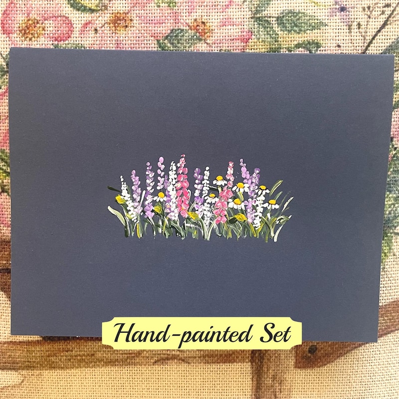 Hand Painted Note Cards - Etsy