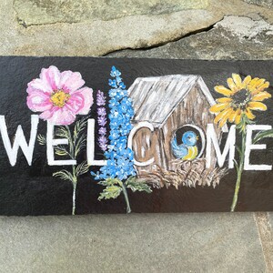 Birdhouse Welcome Sign, Garden Sign, Porch Welcome Sign, Porch Decor ...