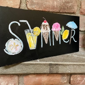 Summer Slate Sign, Welcome Summer Sign, Porch Sign, Porch Decor, Beach ...