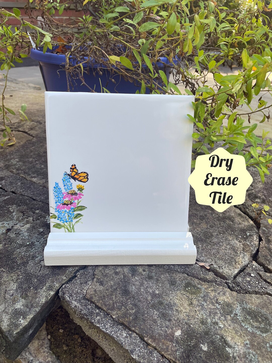 Decorative Dry Erase Tile, Desktop Dry Erase With Stand, Whiteboard ...