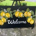 Handpainted Lemon Welcome Sign, Summer Welcome Sign, Painted Slate ...