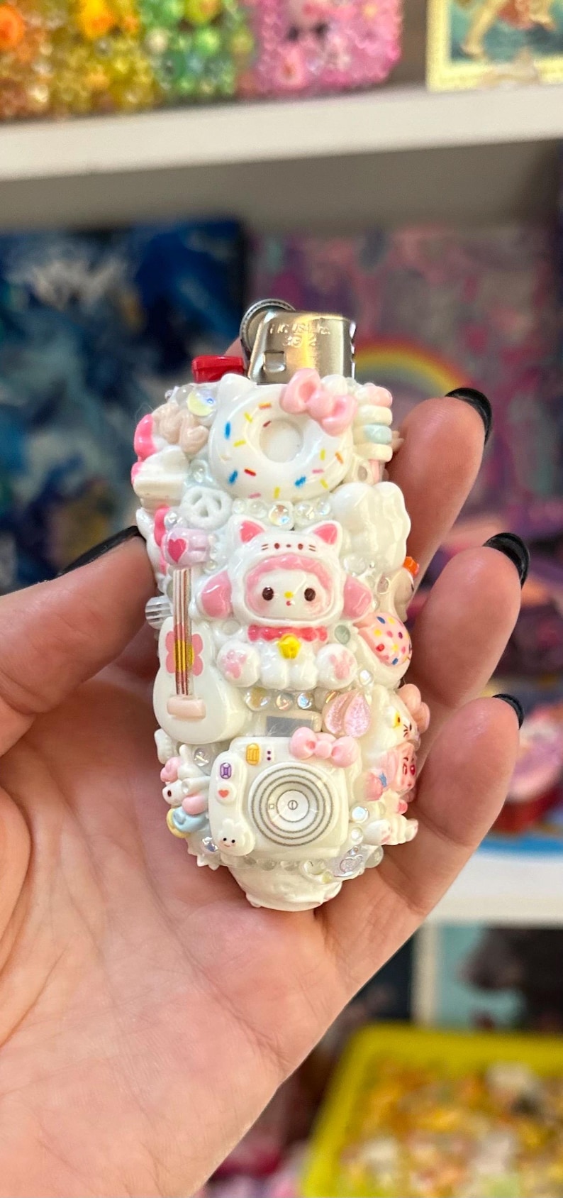 Hello Kitty Lighter Case – Y2K Nostalgia Charms, Sculptural Art - Etsy
