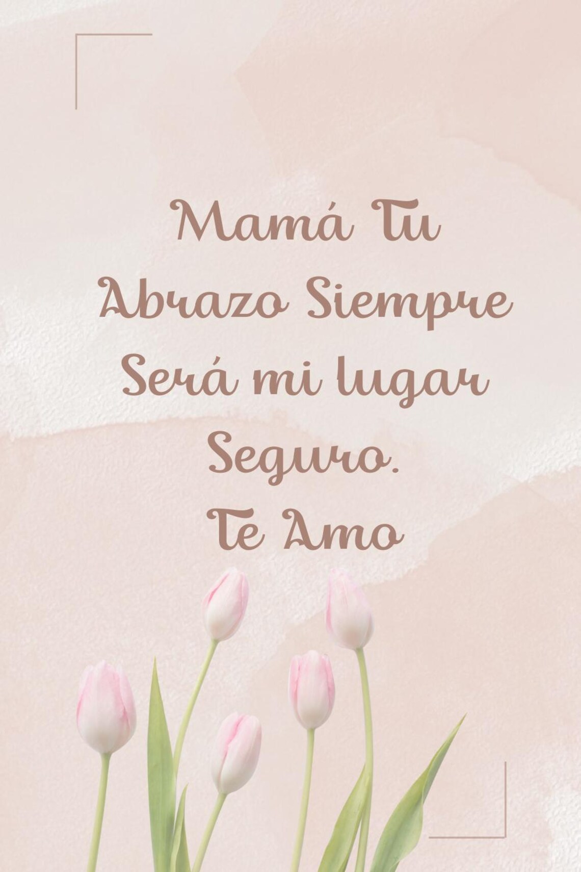 Tarjeta Dia De Las Madres Personalizada-diseño Unico Y Editable Para ...