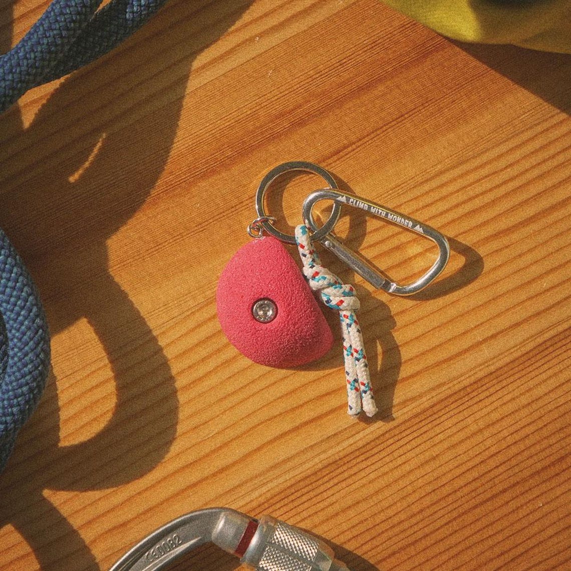 Climbing Hold Rope Keychains - Jug - Etsy