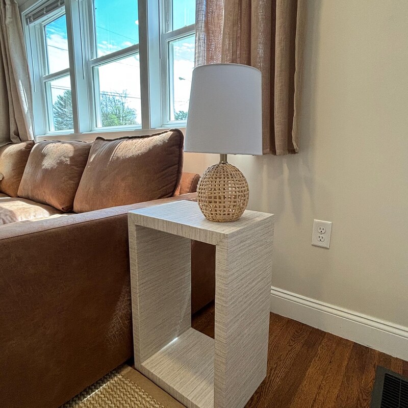 Grasscloth Table - Etsy