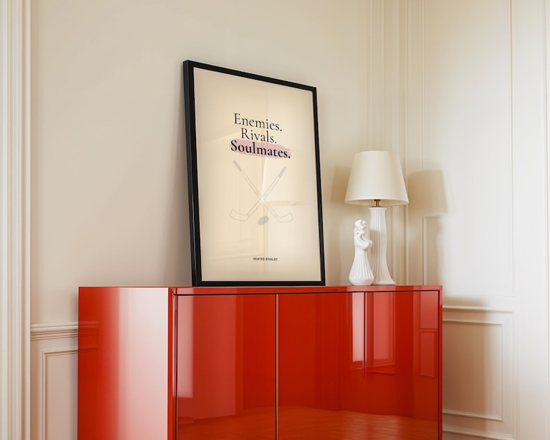 Heated Rivalry Inspired Quote Wall Art Hollander Rozanov Wall Decor ...