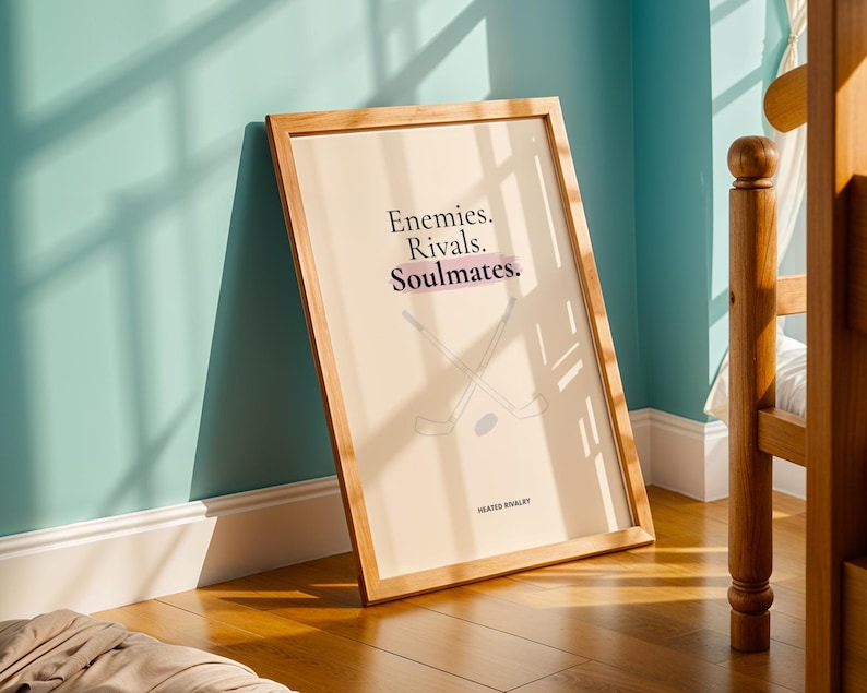 Heated Rivalry Inspired Quote Wall Art Hollander Rozanov Wall Decor ...