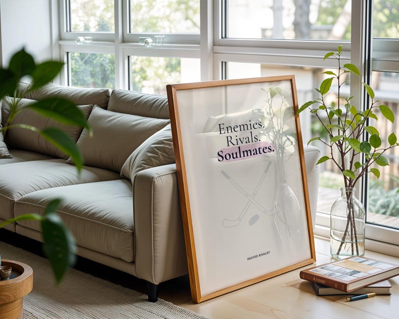 Heated Rivalry Inspired Quote Wall Art Hollander Rozanov Wall Decor ...