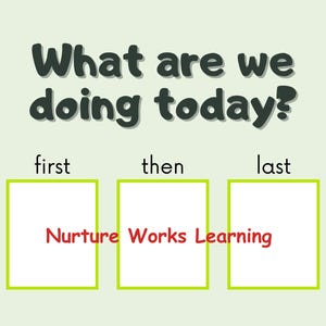 Printable Visual Schedule for Kids | Autism Routine Chart | Speech ...