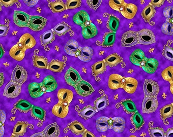 Mardi Gras Fabric | Etsy