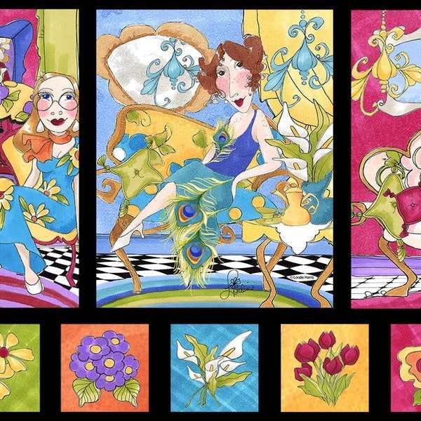 Sitting Pretty Fabric - Etsy