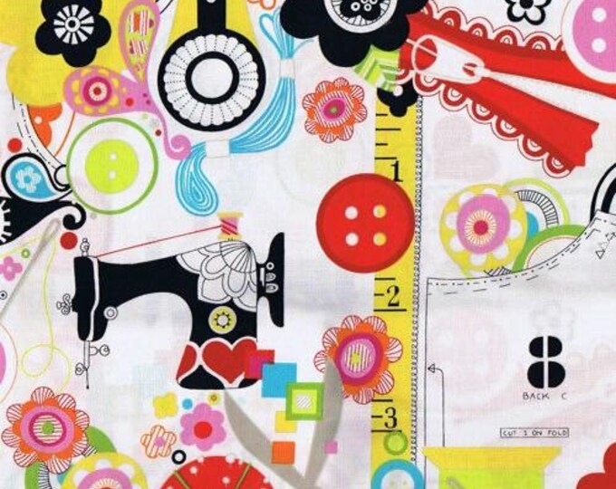 Alexander Henry Collection Sew Now Sew Wow Cotton Fabric - 27 Inches ...