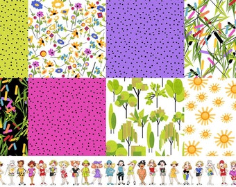 Golf Happy Patch Fabric Panel, Loralie Designs - Etsy