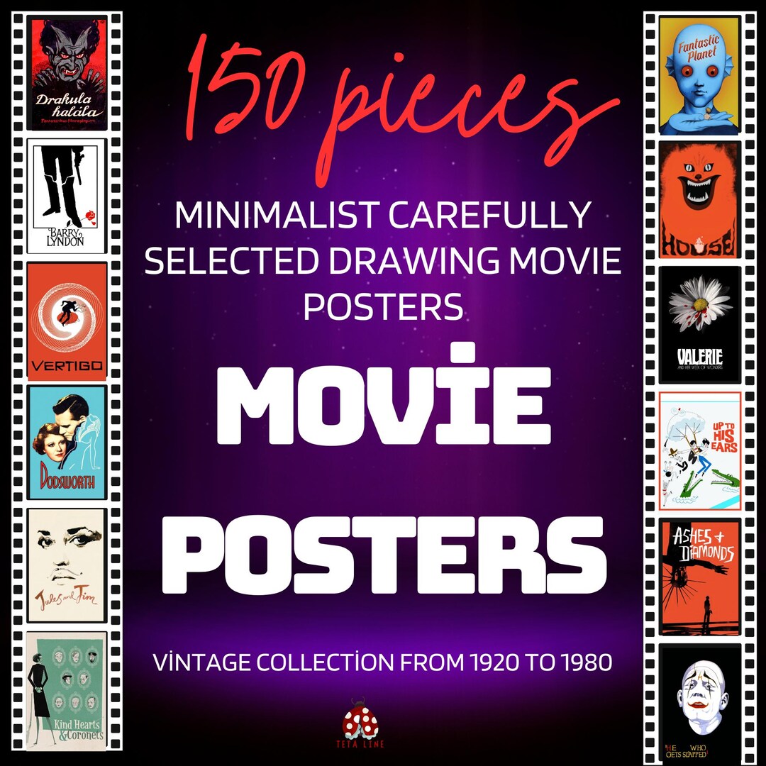 Classic Movie Posters | Vintage Film Art Prints 1920s–1980s | Retro ...