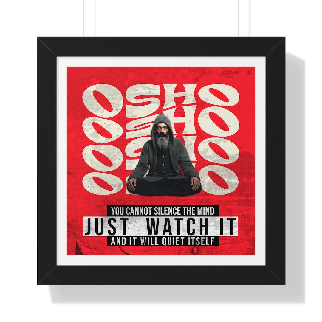 Vertical Poster, Inspirational Osho Quote Wall Art Print for Meditation ...