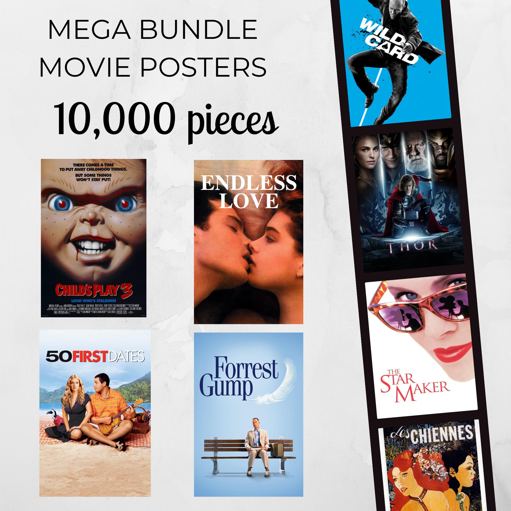10000+ Movie Posters: Digital Film Art Bundle (high Resolution ...