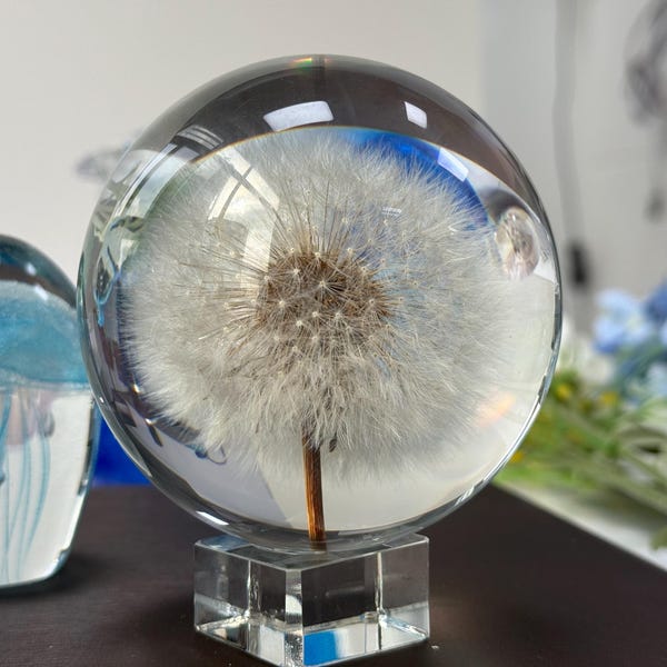 Flower Paperweight - Etsy