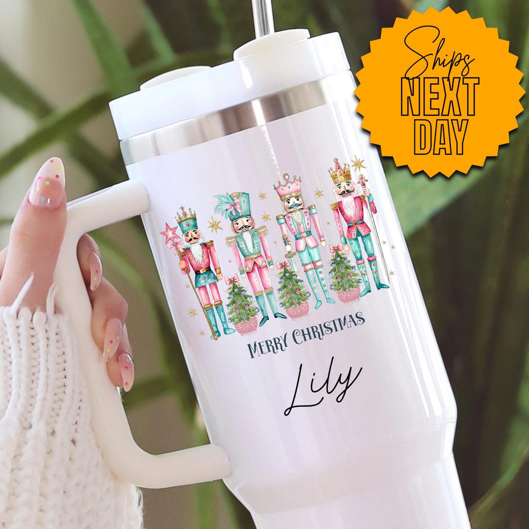 Nutcracker Christmas Cup, Personalized Christmas Cup, Christmas Party ...