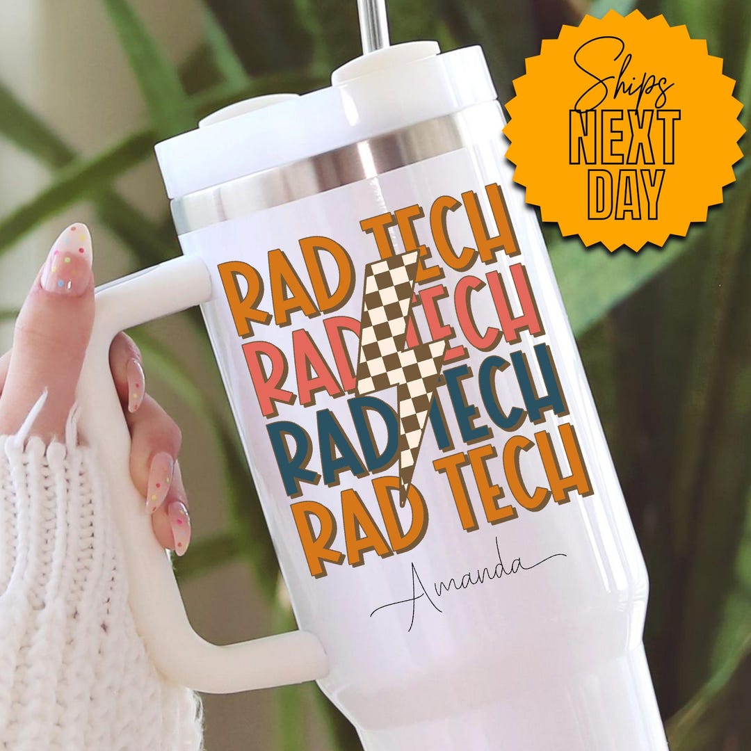 Rad Tech Lightning Cup, Rad Tech Appreciation, Radiology Tech Cup, Rad ...