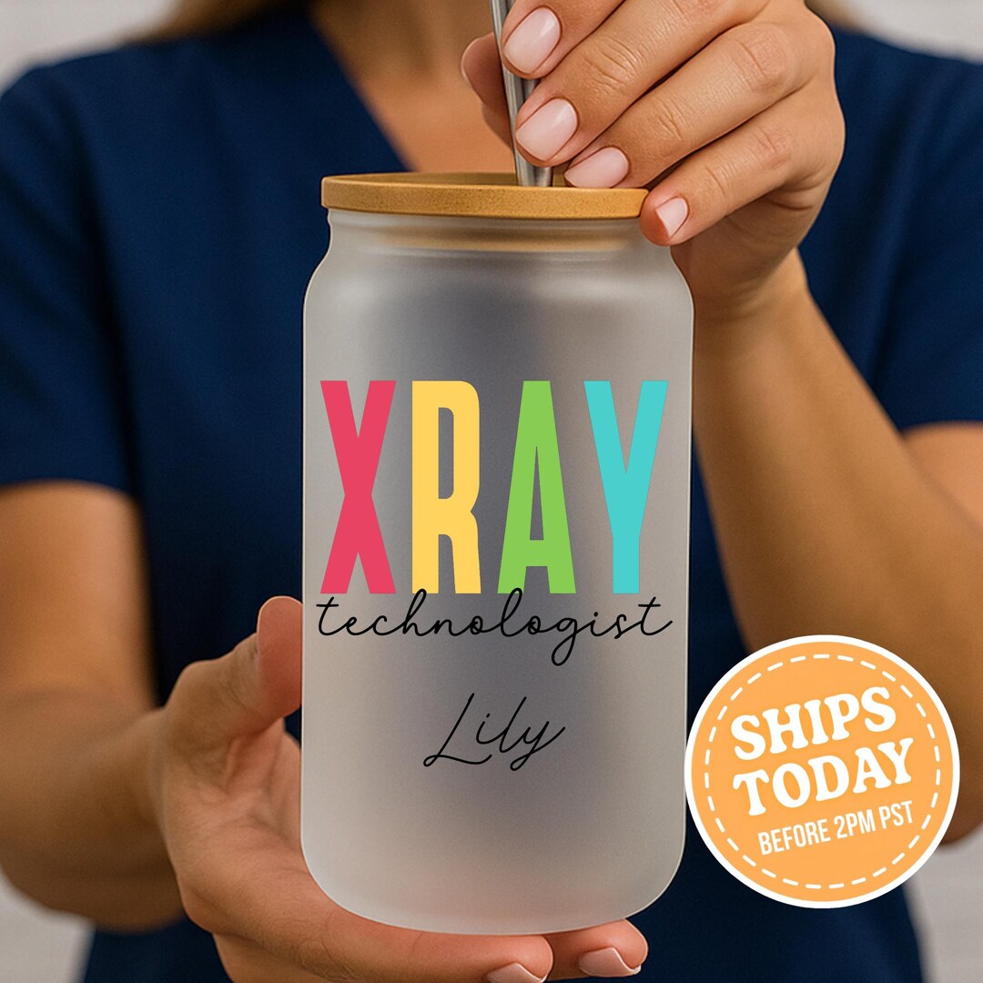Xray Technologist Tumbler, Personalized Radiology Cup, Radiologic ...