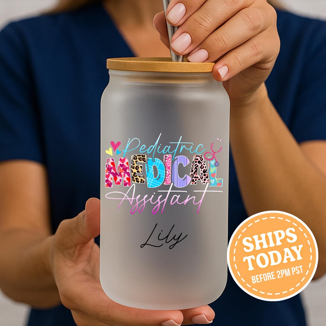 Pediatric Medical Assistant Tumbler, Personalized Medical Assistant Cup ...