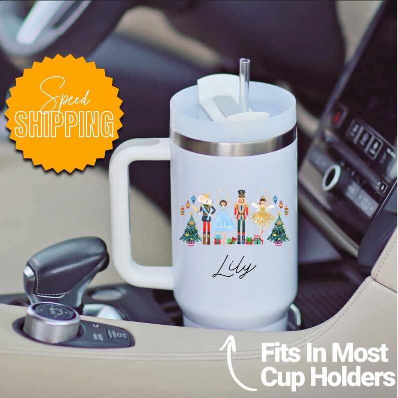 Nutcracker Ballet Personalized Cup, Christmas Ballet Dancer Tumbler ...