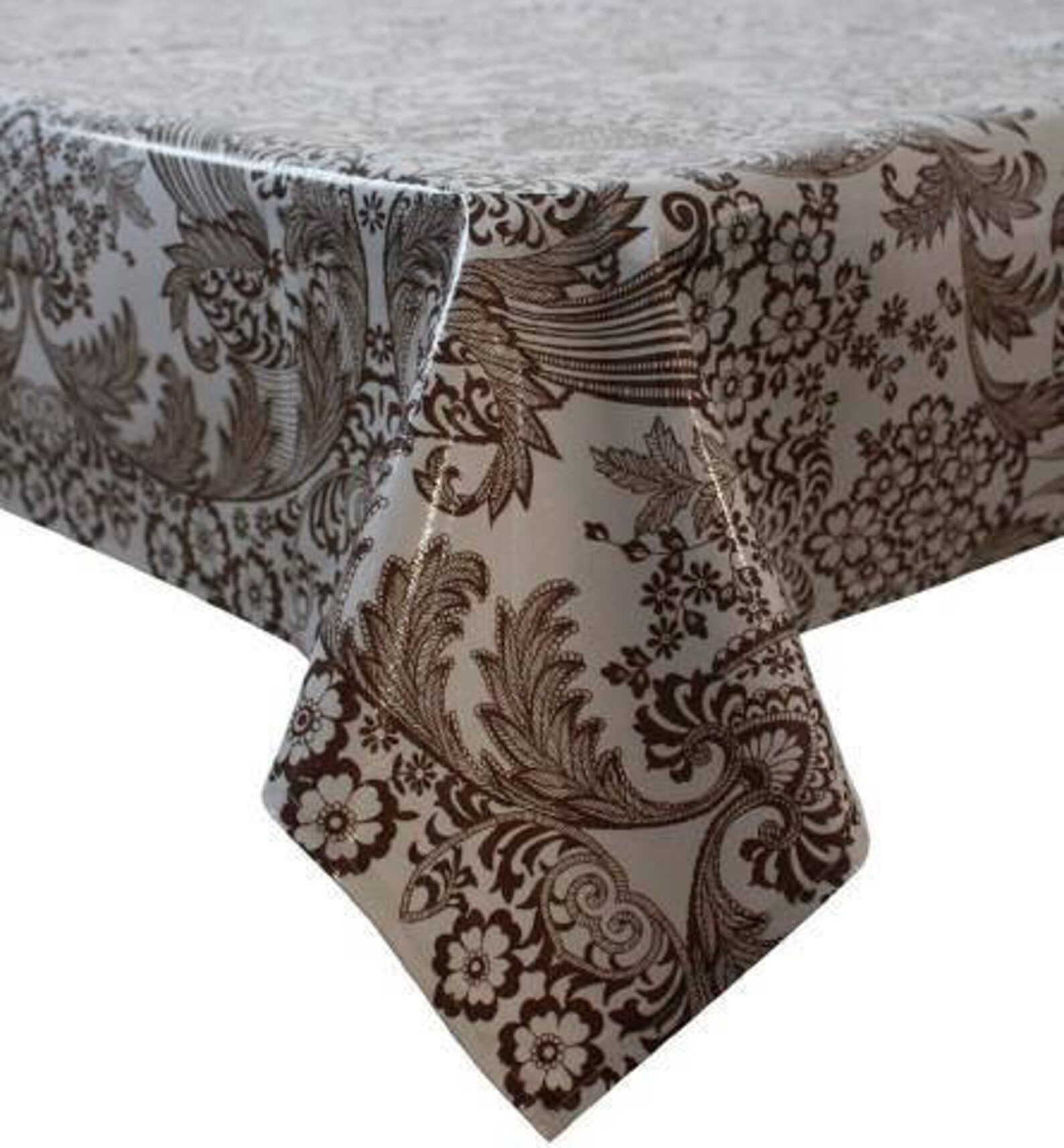 Rectangle Toile Brown Oilcloth Tablecloth You Pick the Size - Etsy
