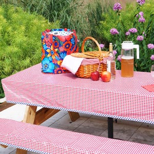 Custom Fitted Rectangular Oilcloth Tablecloth - You Pick the Print! - Etsy