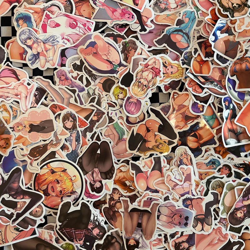 Nsfw Waifu Stickers - Etsy