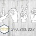 Love Sign Language SVG PNG DXF Kindness Kids Instant Download | Etsy