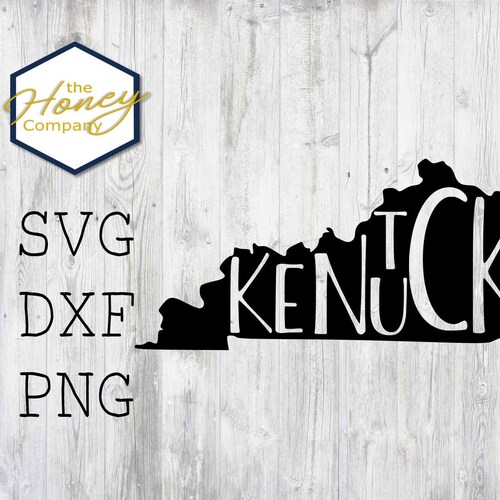 Kentucky SVG PNG DXF State Outline Instant Download Silhouette - Etsy