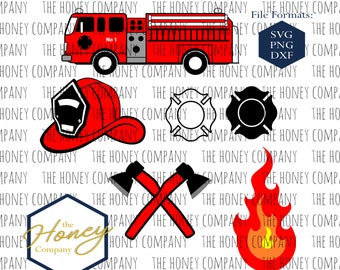 Fire helmet svg | Etsy