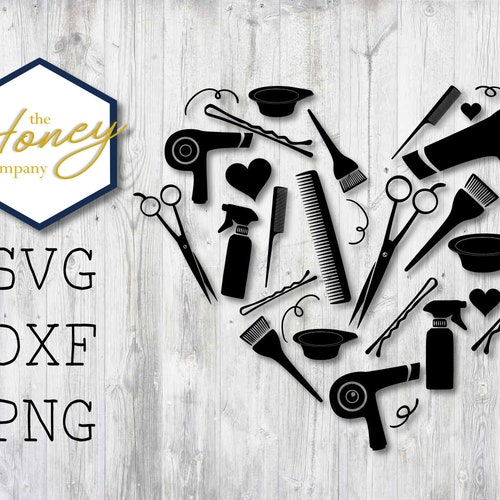 Hairapist Hairstylist svg Dxf Png CRICUT SILHOUETTE - Etsy