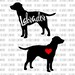 Lab SVG PNG DXF Labrador Outline Instant Download Silhouette Cricut ...