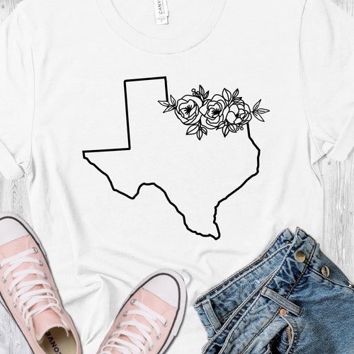 Texas SVG PNG DXF State Outline Instant Download Silhouette - Etsy