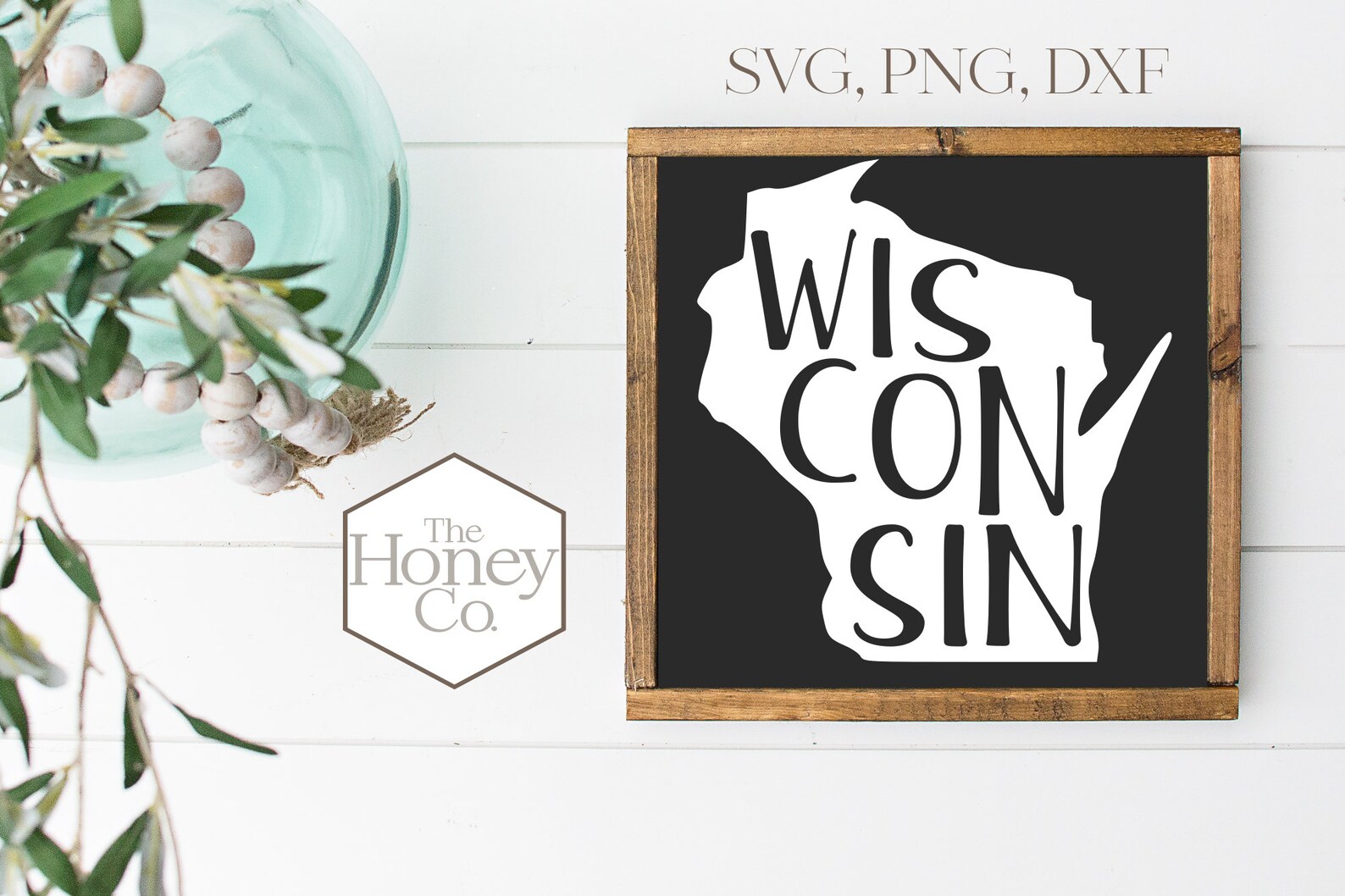 Wisconsin SVG PNG DXF State Outline Instant Download Silhouette Cricut ...