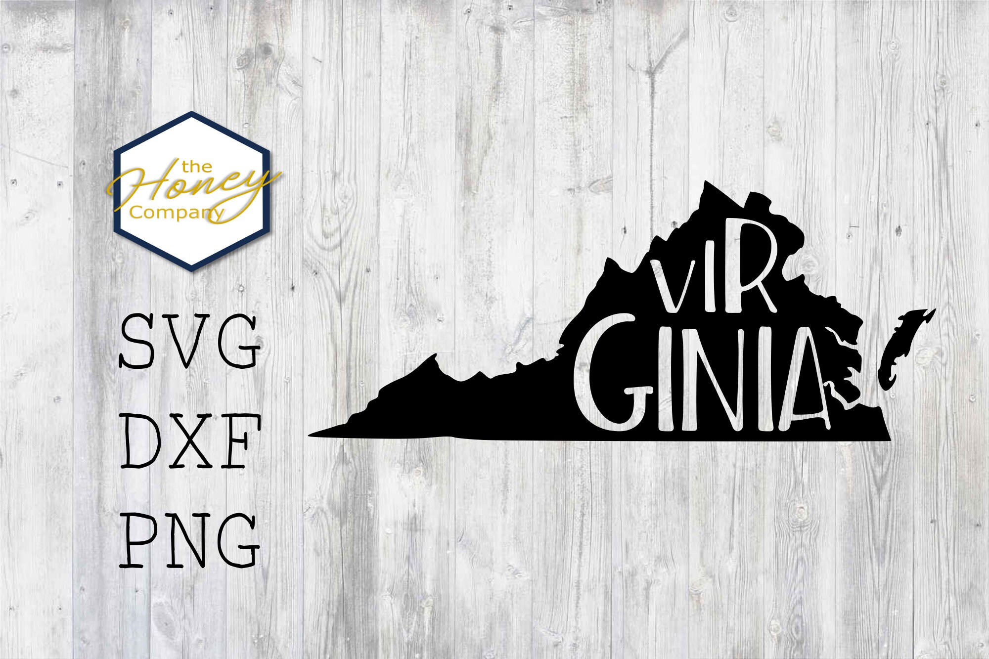 Virginia SVG PNG DXF State Outline Instant Download Silhouette - Etsy