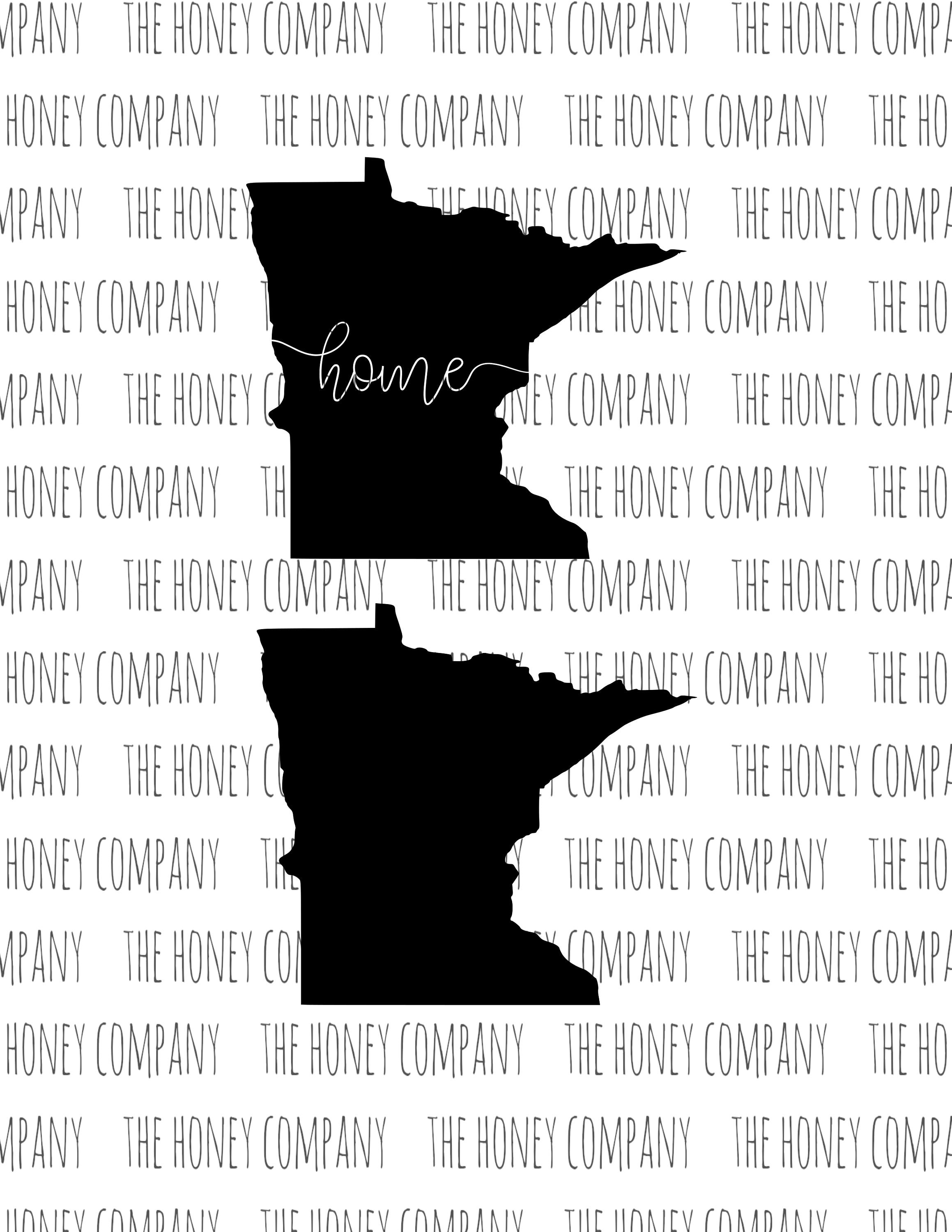 Minnesota SVG PNG DXF State Home Outline Instant Download | Etsy