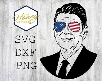 Ronald Reagan Svg | Etsy