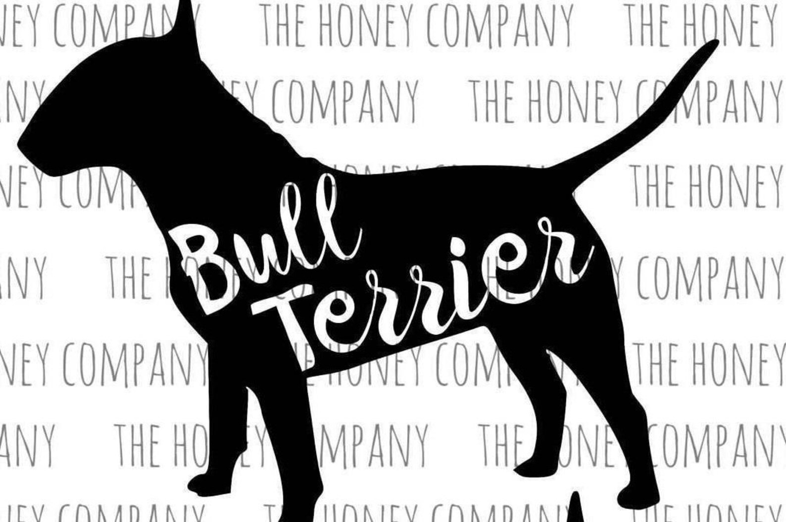 Bull Terrier SVG PNG DXF Dog Breed Lover Outline Instant | Etsy