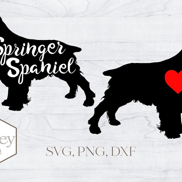 Springer Spaniel Outline - Etsy