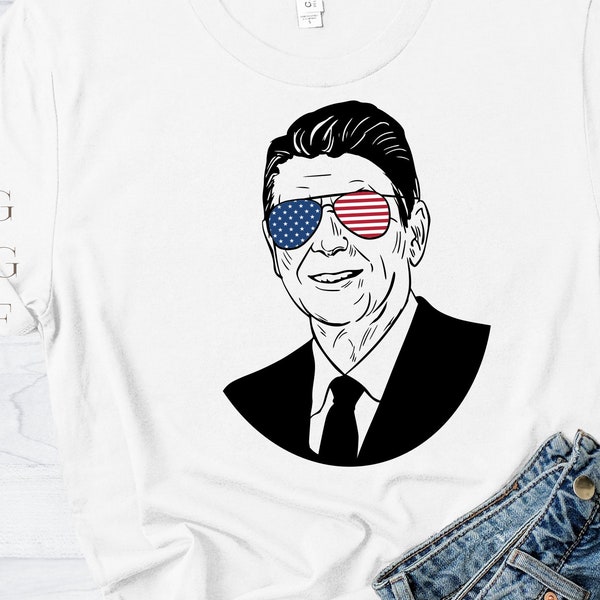 Ronald Reagan Png Image - Etsy