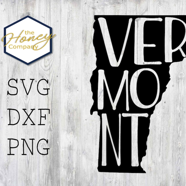 Vermont State Svg - Etsy