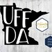 Minnesota Uff Da SVG PNG DXF State Outline Instant Download Silhouette ...